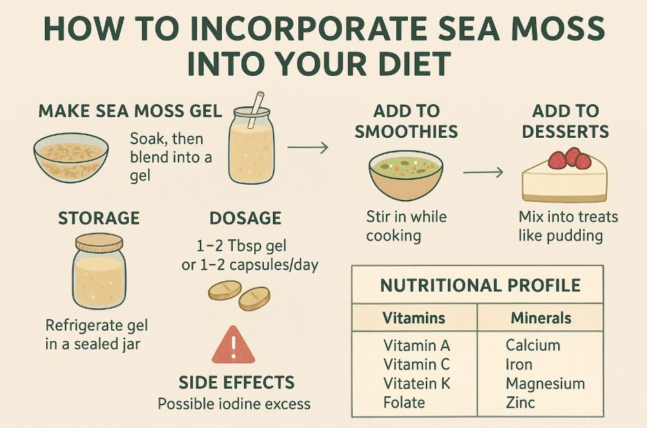 Sea Moss:18 Benefits,Nutrition, Side Effects & How to Eat It