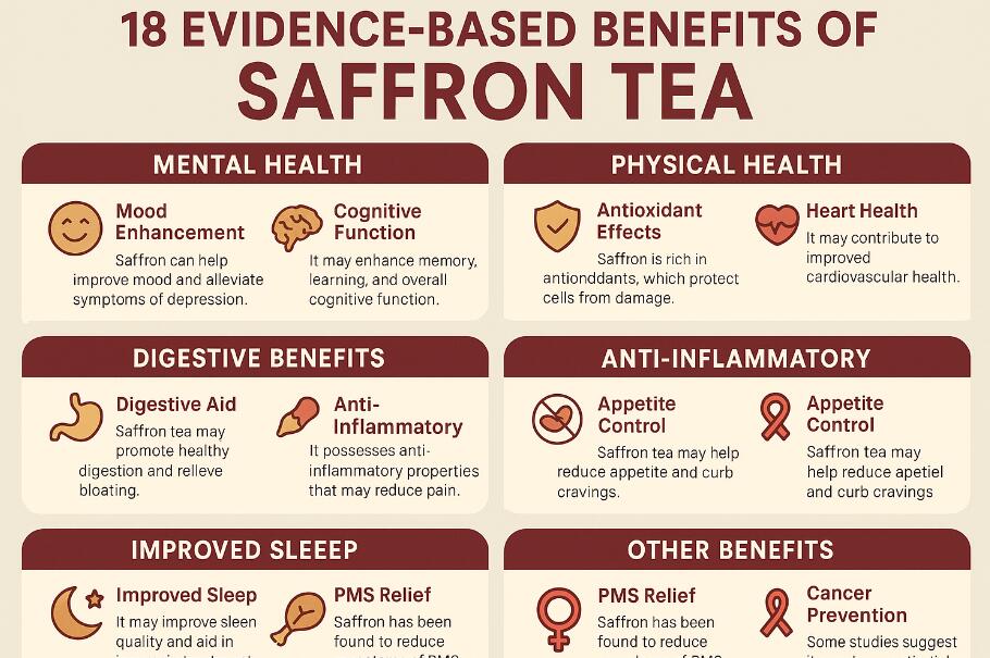 Saffron Tea:18 Benefits, Side Effects & How to Make It