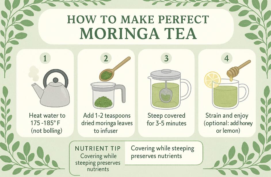 Moringa Tea:18 Benefits, Side Effects & How to Make It