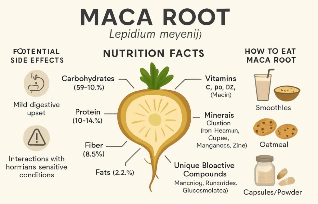 Maca Root:16 Benefits, Nutrition, Side Effects and How to Eat
