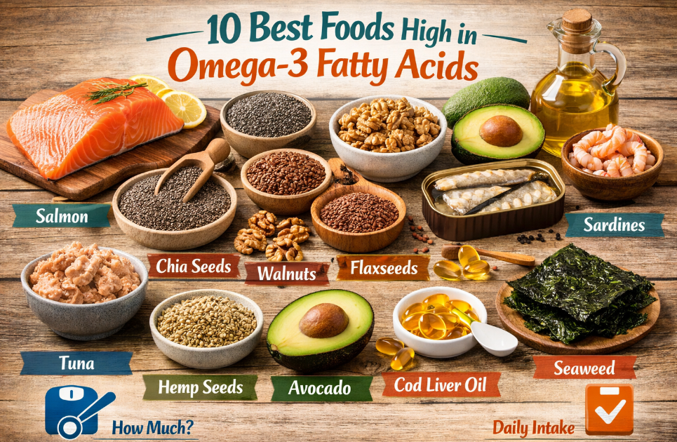 Omega-3 Fatty Acids:12 Benefits, Side Effects, & How to Get It