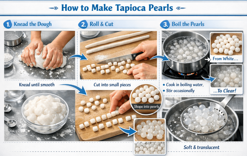 How to Make Perfect Tapioca Pearls for Bubble Tea Recipe