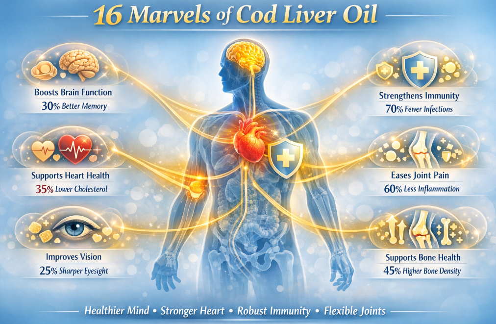 Cod Liver Oil:16 Benefits, Dosage, Side Effects & How to Use It