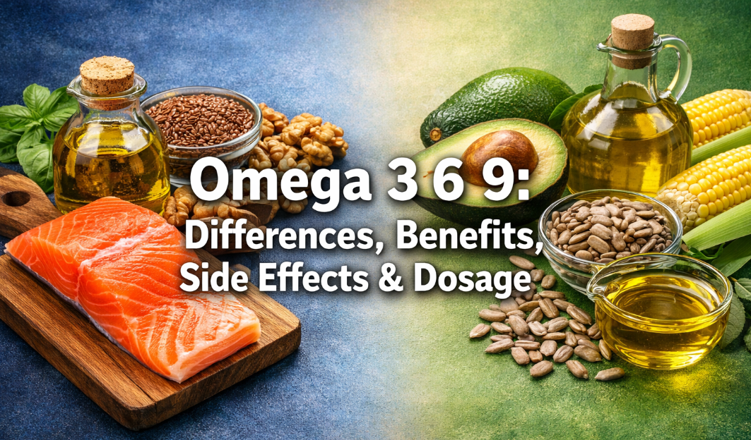 Omega 3 6 9: Differences, Benefits, Side Effects & Dosage