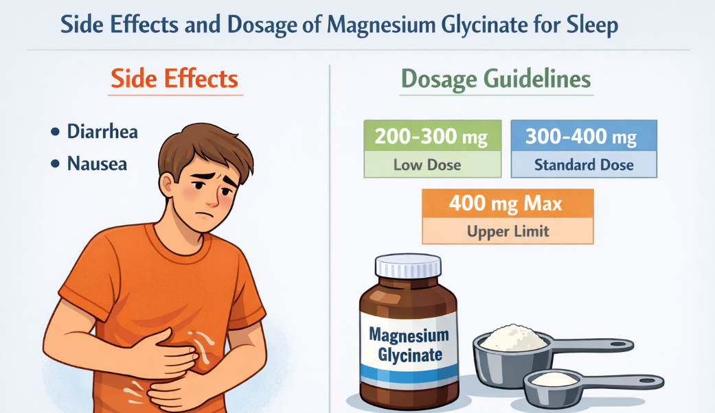 Magnesium Glycinate for Sleep: Benefits, Side Effects, Dosage