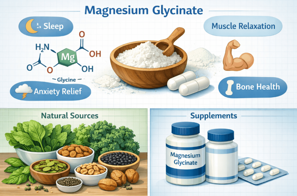 Magnesium Glycinate:18 Benefits, Side Effects & How to Use It