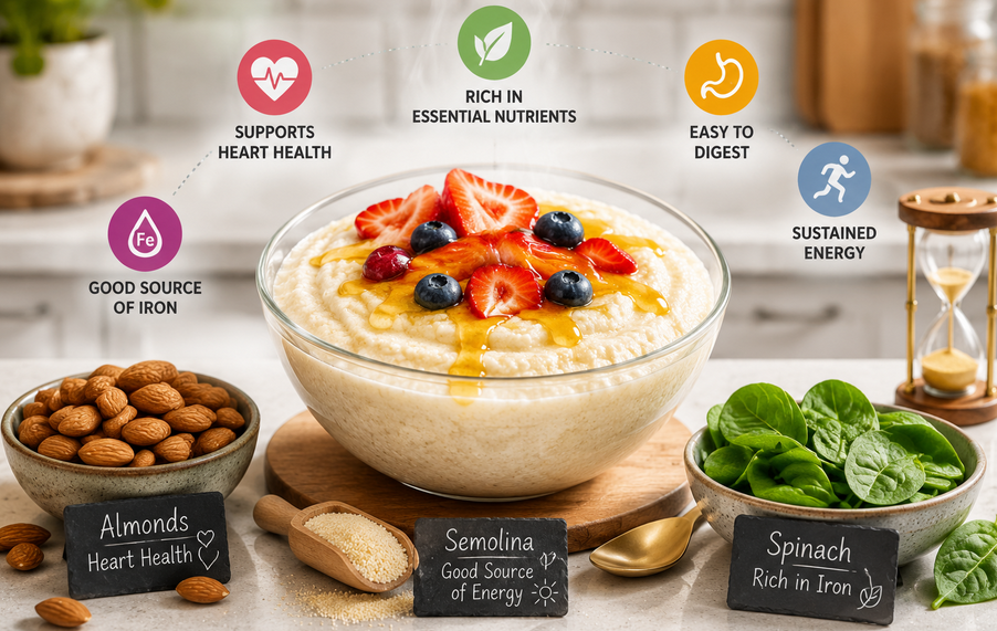 Semolina:16 Benefits, Nutrition, Side Effects, and How to Use it